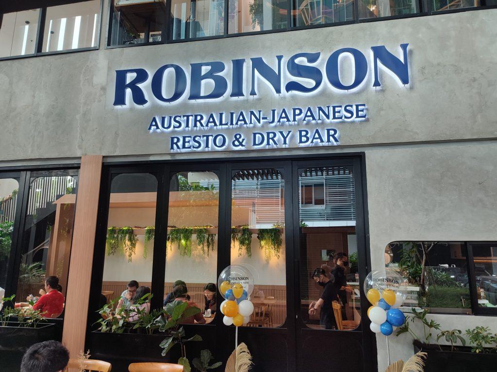Pertama di Tangsel, Robinson Australian-Japanese Resto & Dry Bar Hadir ...