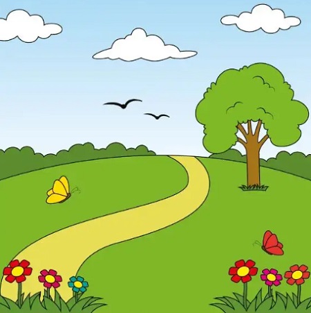 Cara Menggambar Pemandangan yang Mudah dan Indah, ini Tutorialnya ...