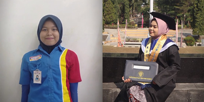 Dihina Calon Mertua, Dewi Fitri Karyawan Indomaret Sukses Raih Cumlaude ...