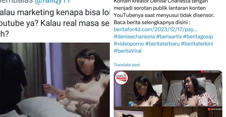 Klarifikasi Denise Chariesta Soal Menyusui Tanpa Sensor, Niatnya Ingin Edukasi DBF - Tangsel Life