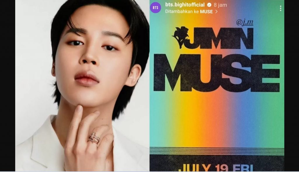 Jimin BTS Akan Rilis Album Solo Kedua, Dengan Judul Muse, Dirilis pada 19 Juli 2024 - Tangsel Life